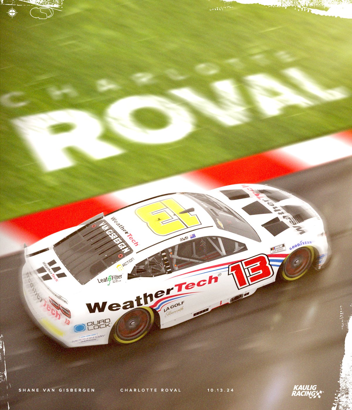 2024 NASCAR Cup Series #13 Kaulig Racing paint scheme - Jayski's NASCAR ...