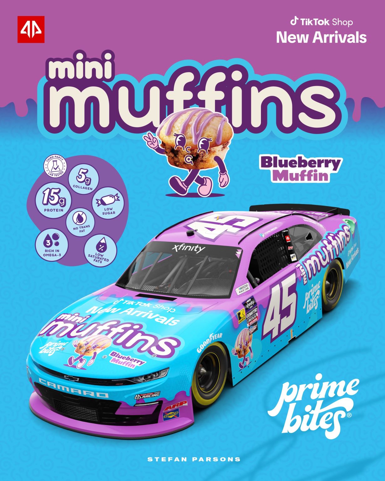 2024 #45 Alpha Prime Racing Xfinity Series Paint Schemes - Jayski's ...
