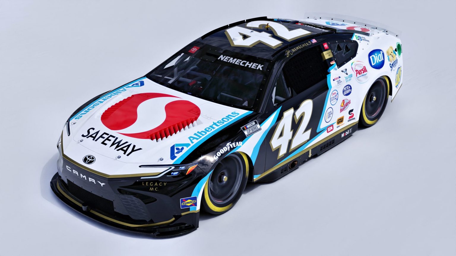 2024 NASCAR Cup Series #42 Legacy Motor Club paint schemes - Jayski's ...