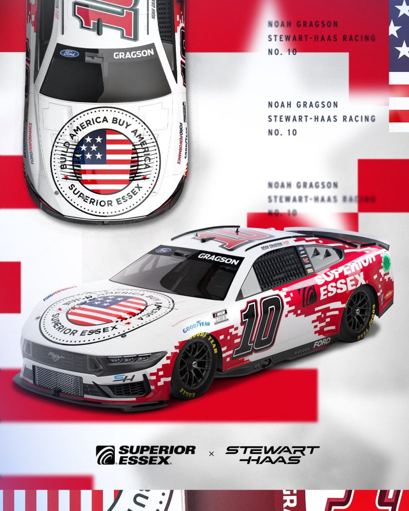 2024 NASCAR Cup Series #10 Stewart-Haas Racing paint schemes - Jayski's ...