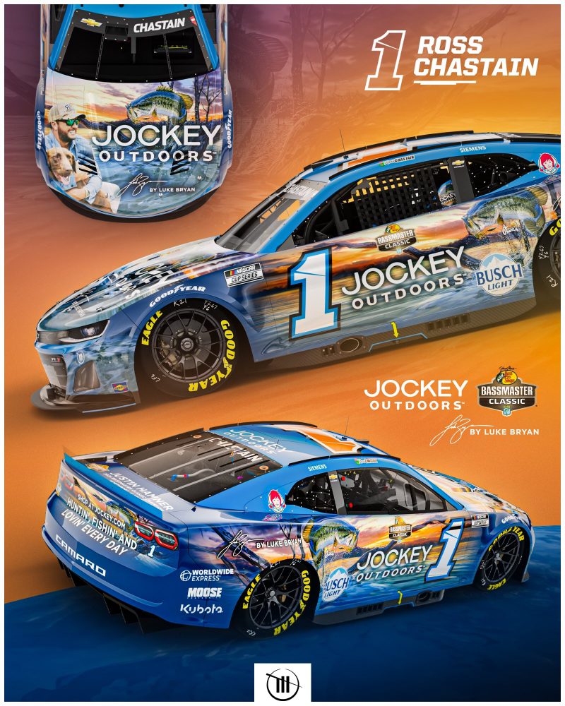 2024 NASCAR Cup Series #1 Trackhouse Racing paint schemes - Jayski's ...