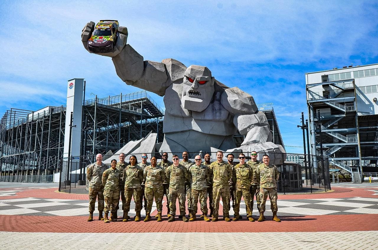 Miles the Monster Monument honors the United States Air Force with new ...