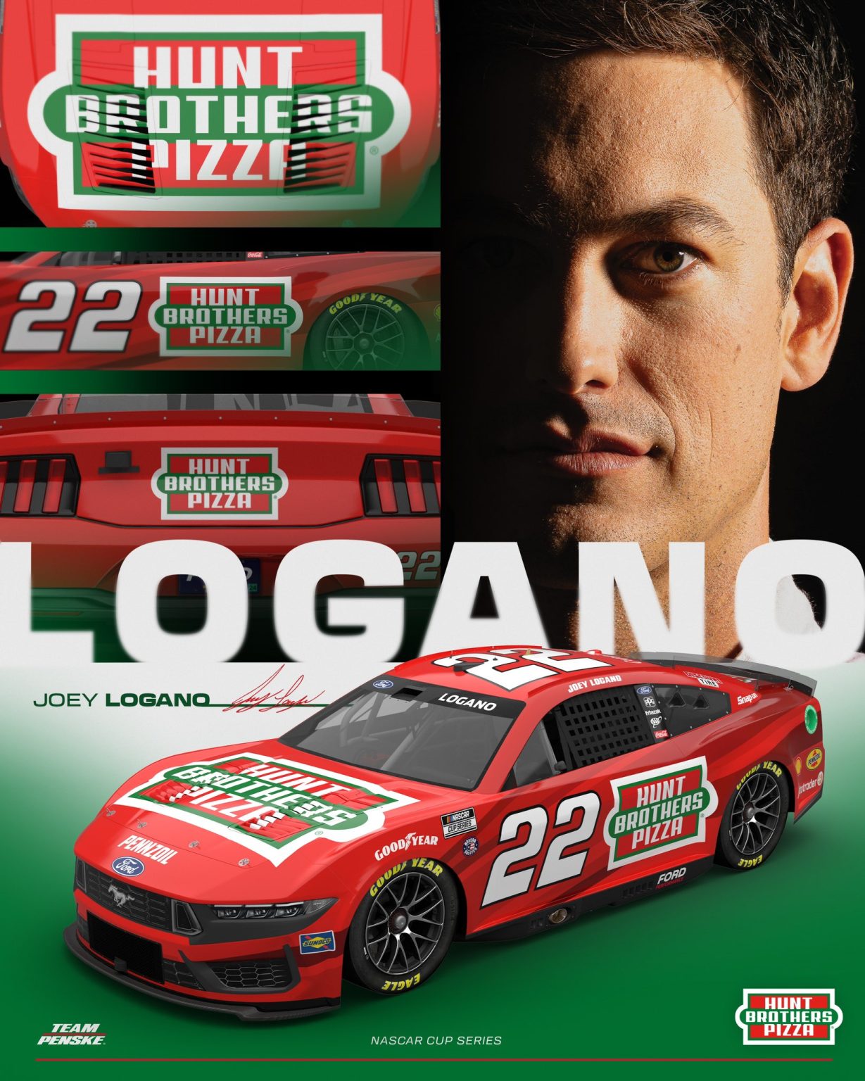 2024 NASCAR Cup Series #22 Team Penske paint schemes - Jayski's NASCAR ...