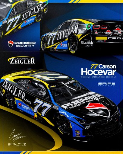 2024 NASCAR Cup Series #77 Spire Motorsports paint schemes - Jayski's ...
