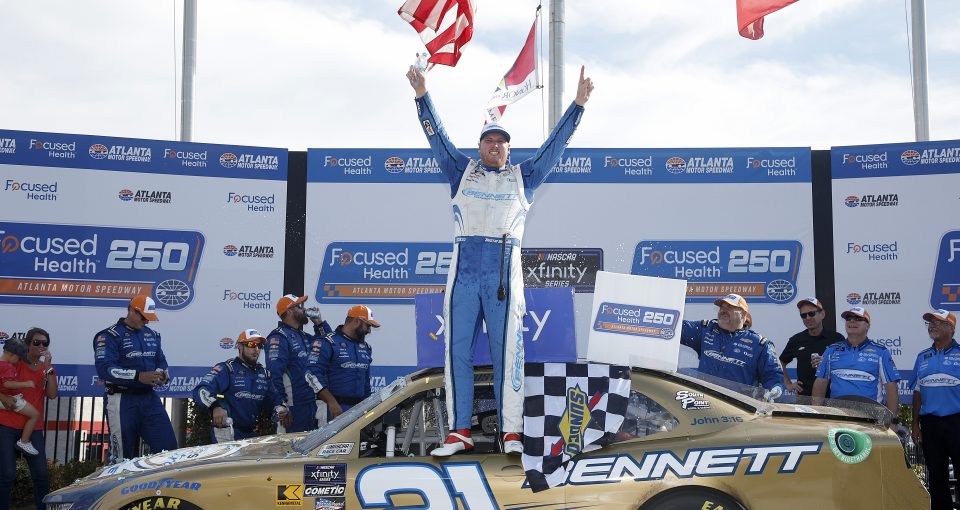 Austin Hill sweeps the Xfinity races at Atlanta in 2024 - Jayski's ...