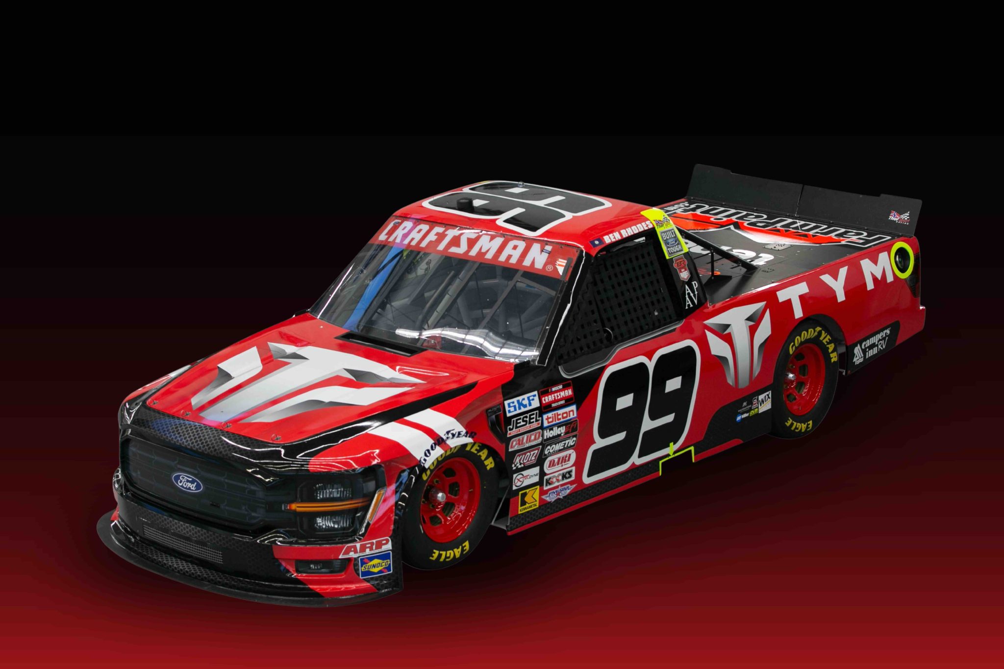 TYM North America partners with Ben Rhodes for Talladega - Jayski's ...