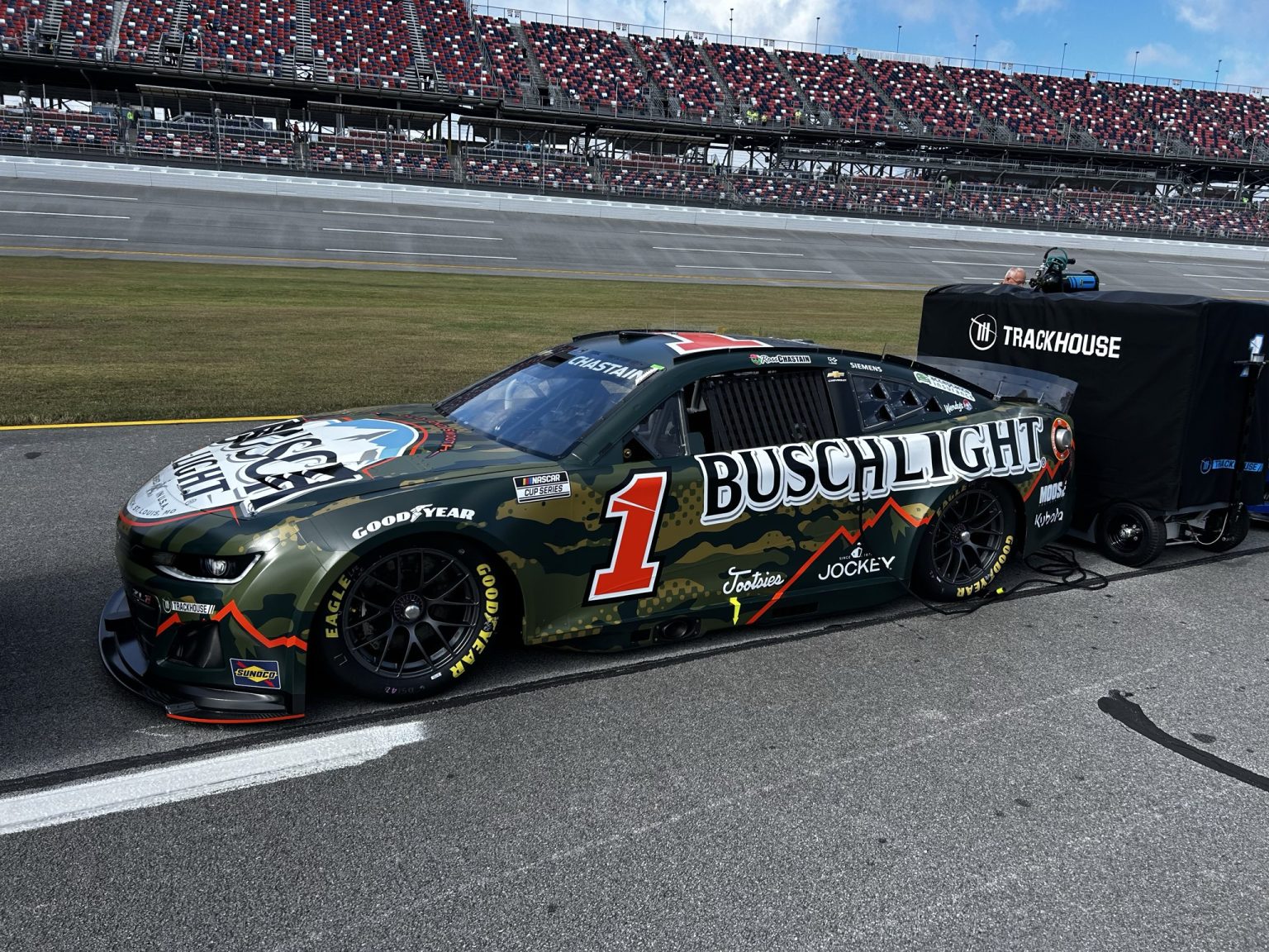 2025 NASCAR Cup Series #1 Trackhouse Racing paint schemes - Jayski's ...
