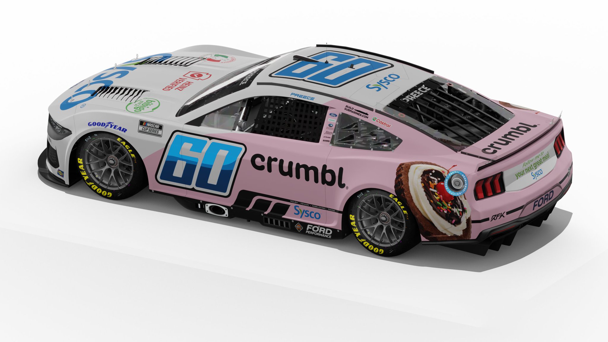 Crumbl, Sysco sponsoring Ryan Preece at Las Vegas - Jayski's NASCAR ...