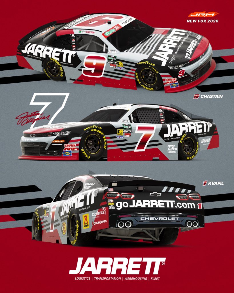 2026 #9 JR Motorsports O'Reilly Auto Parts Series Paint Schemes ...