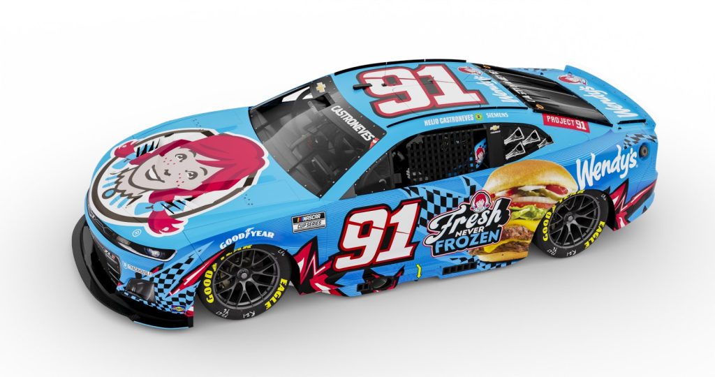 2025 NASCAR Cup Series #91 Trackhouse Racing paint schemes - Jayski's ...