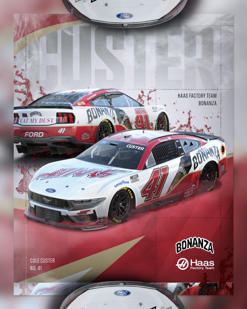 2025 NASCAR Cup Series #41 Haas Factory Team paint schemes - Jayski's ...
