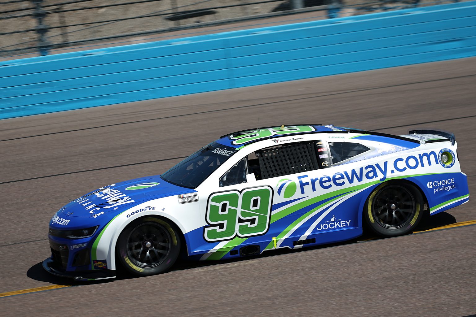 2025 NASCAR Cup Series #99 Trackhouse Racing paint schemes - Jayski's ...