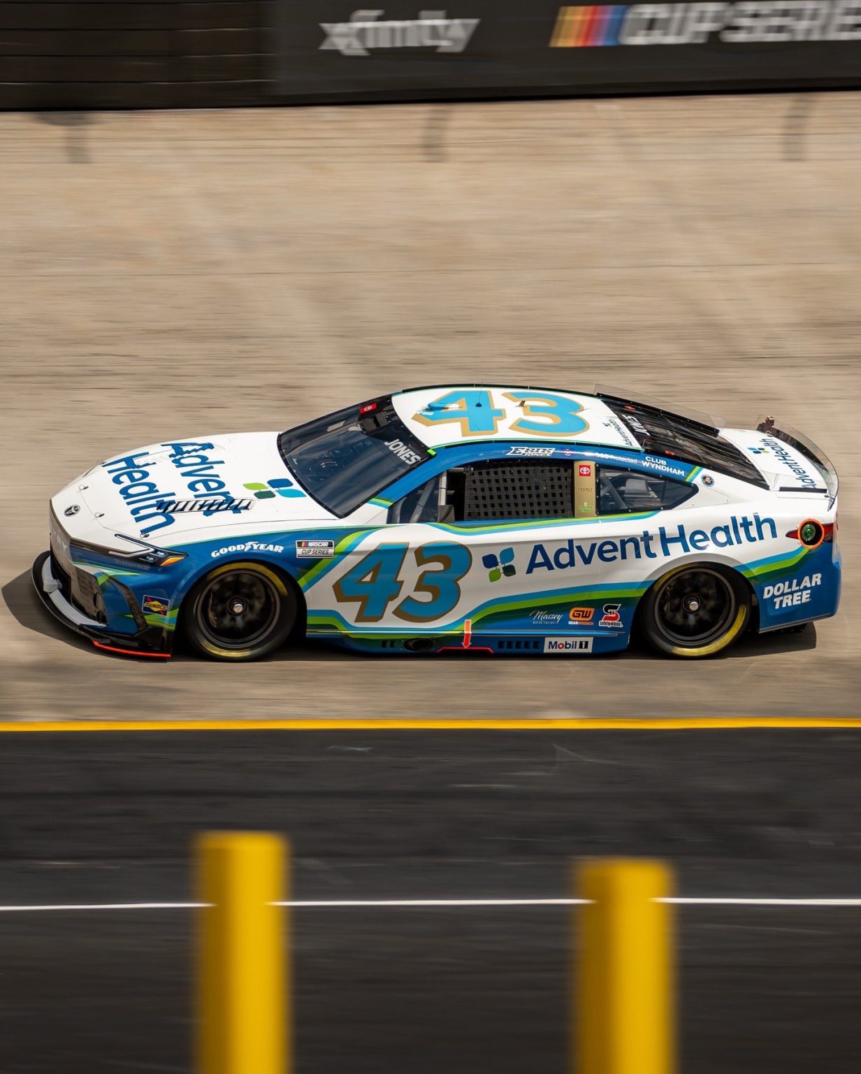2025 NASCAR Cup Series #43 Legacy Motor Club paint schemes - Jayski's ...