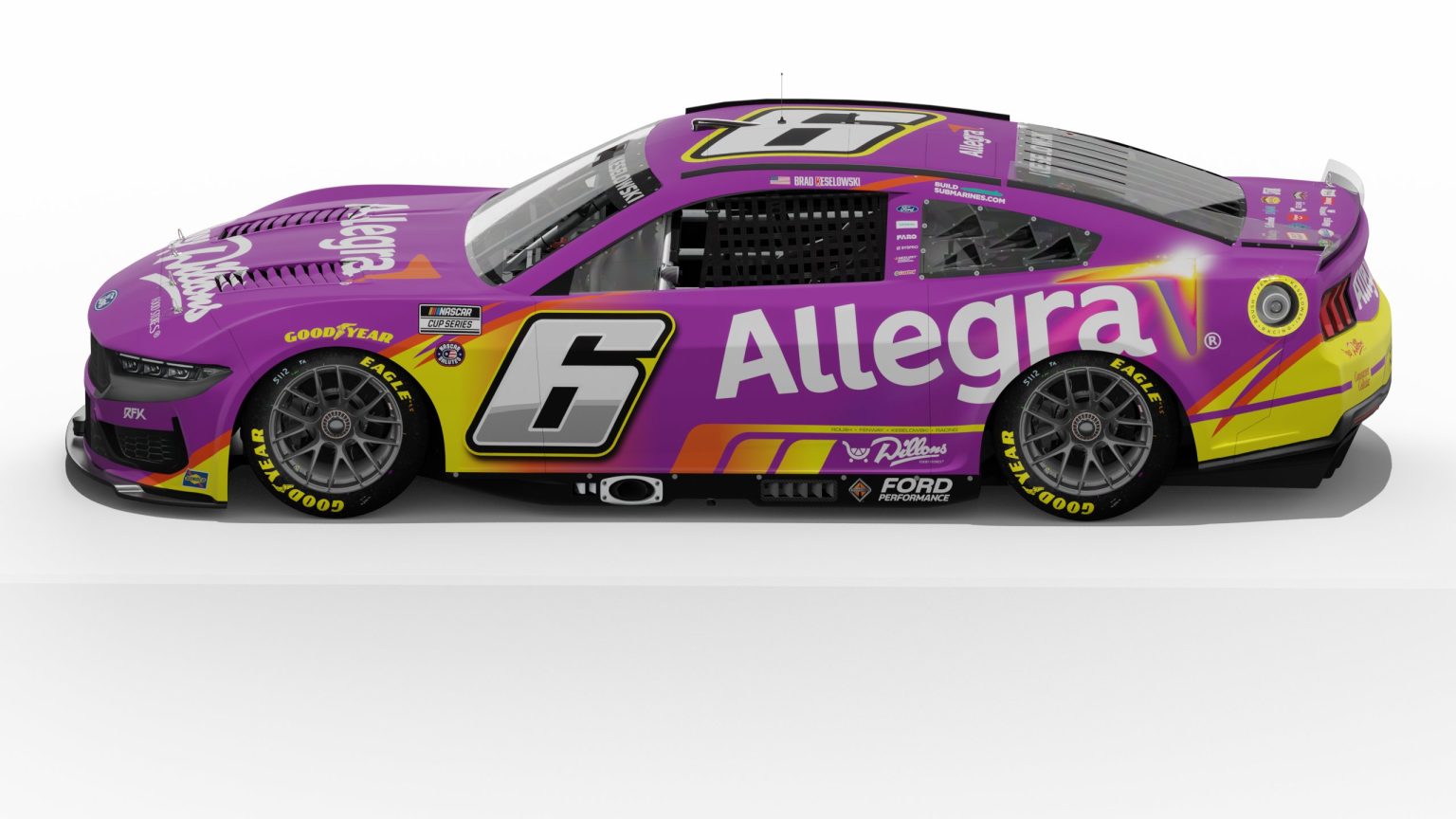 2025 NASCAR Cup Series #6 RFK Racing paint schemes - Jayski's NASCAR ...