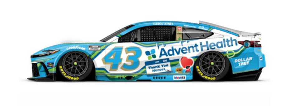 2025 NASCAR Cup Series #43 Legacy Motor Club paint schemes - Jayski's ...