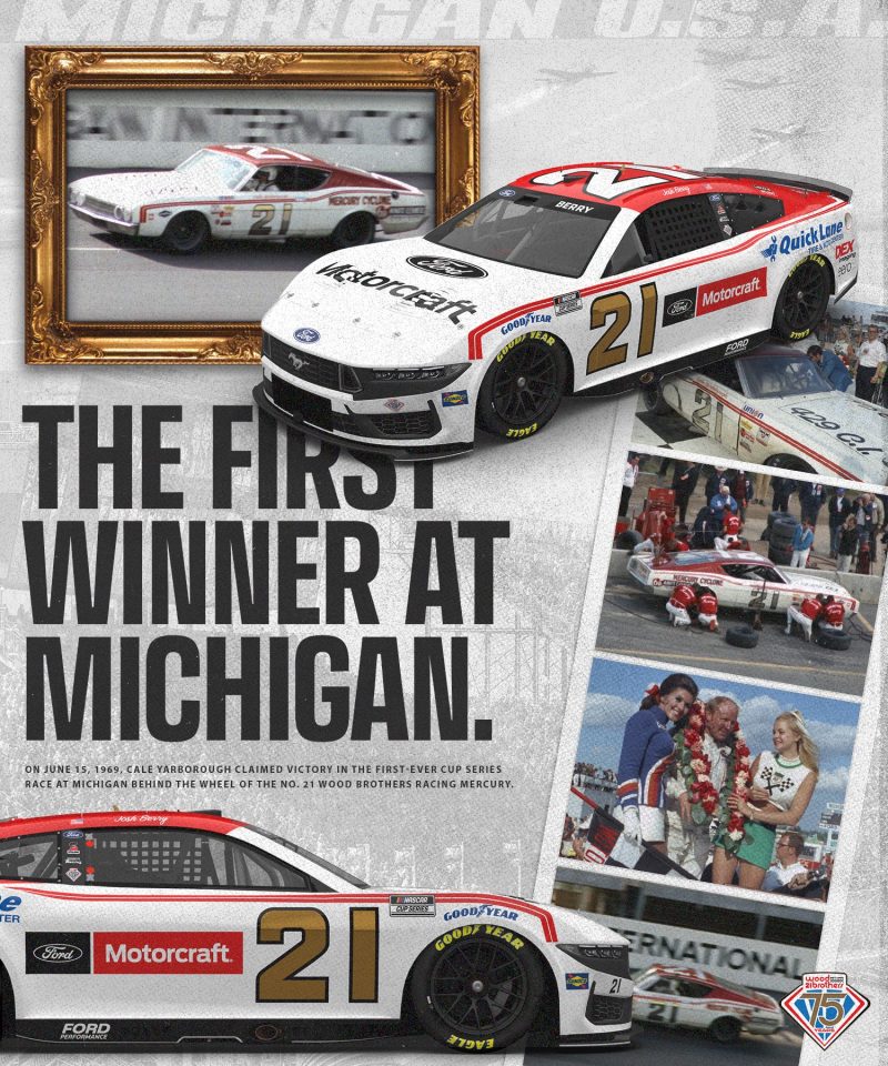 2025 NASCAR Cup Series #21 Wood Brothers Racing paint schemes - Jayski ...