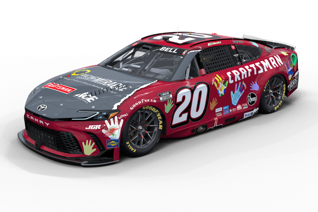 2025 NASCAR Cup Series #20 Joe Gibbs Racing paint schemes - Jayski's ...