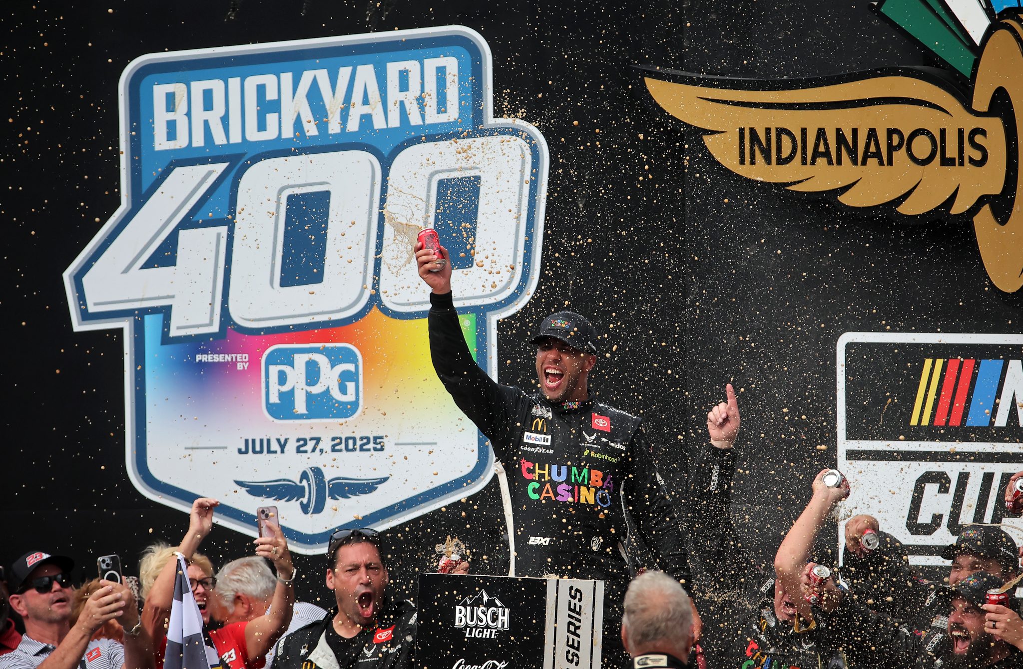 Bubba Wallace wins Brickyard 400 in double-overtime thriller - Jayski's ...