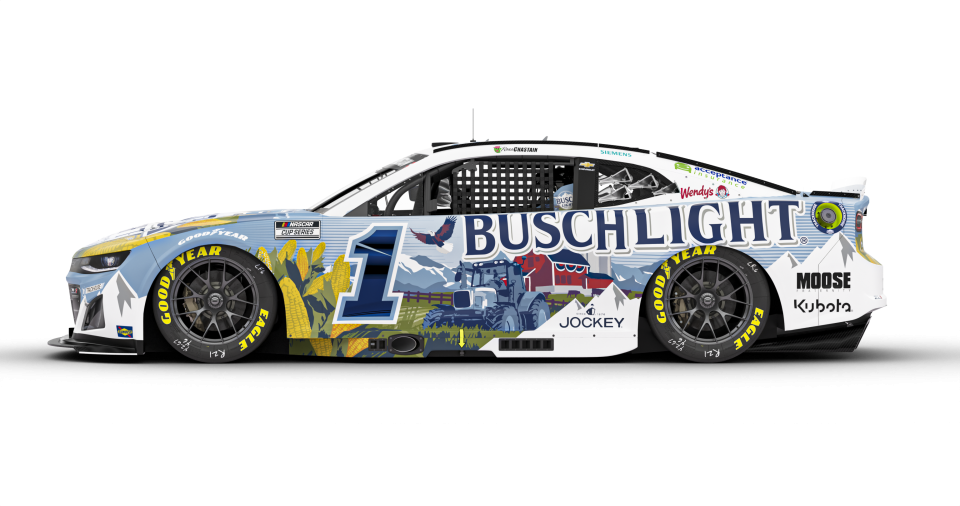 2025 NASCAR Cup Series #1 Trackhouse Racing paint schemes - Jayski's ...