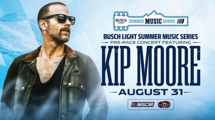 Kip Moore performing Busch Light Summer Music Series concert at ...