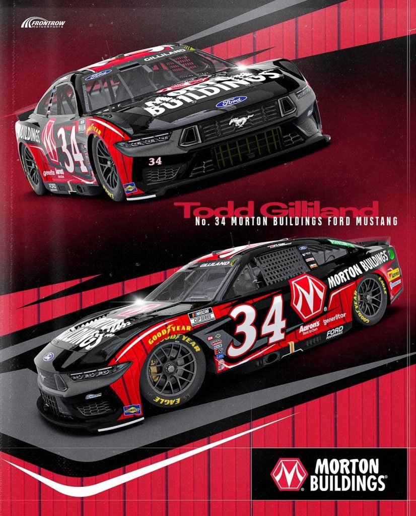 2025 NASCAR Cup Series #34 Front Row Motorsports paint schemes - Jayski ...