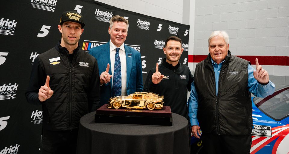 Goodyear presents Gold Car to 2025 NASCAR Cup Series champion Kyle ...