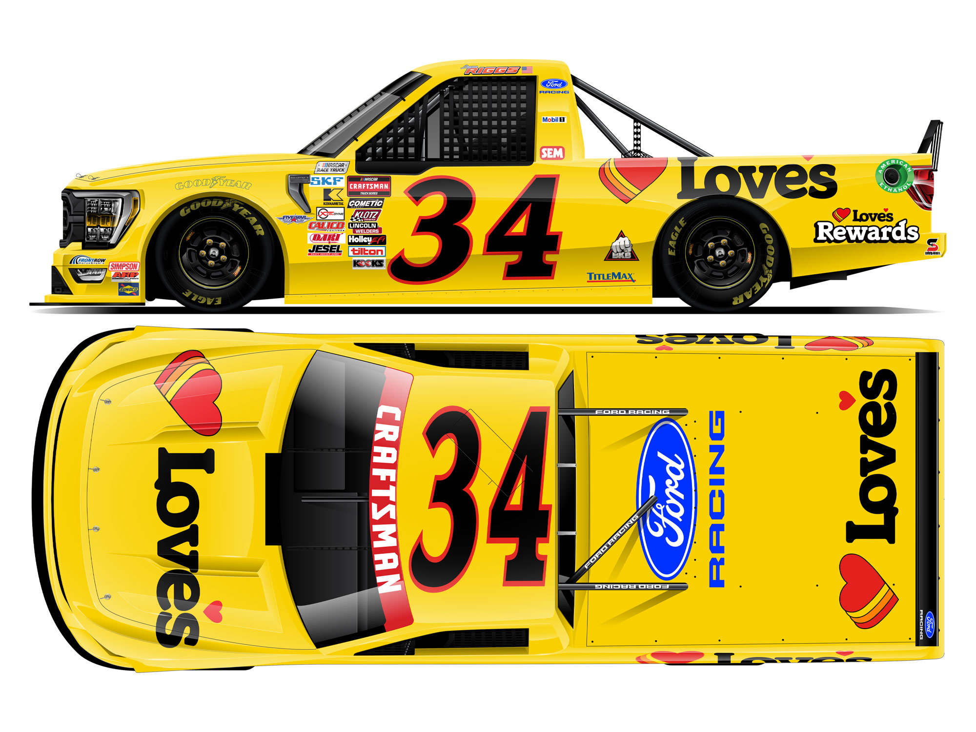 2026 #34 Front Row Motorsports Paint Schemes - Jayski's NASCAR Silly ...