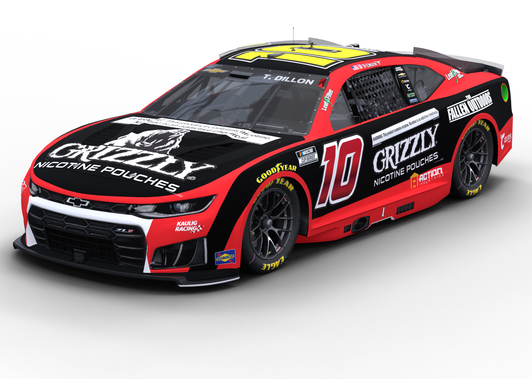Grizzly Nicotine Pouches to sponsor Ty Dillon & AJ Allmendinger ...