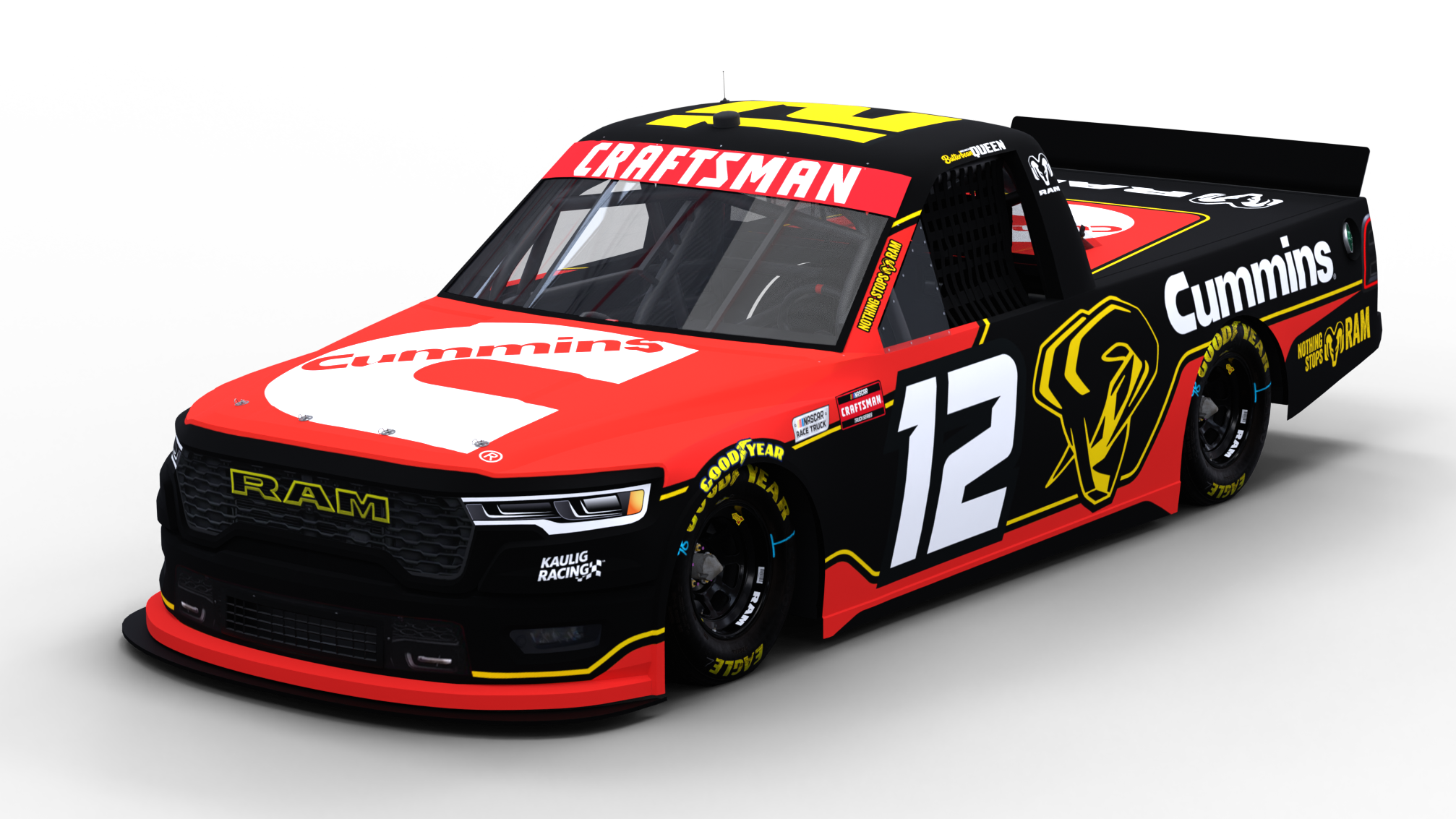 Cummins announces full season partnership with Kaulig Racing and Ram in ...