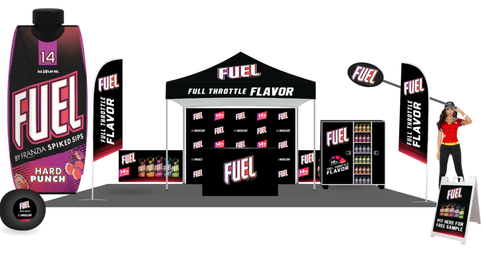 FUEL by Franzia becomes official wine-based RTD partner of NASCAR ...