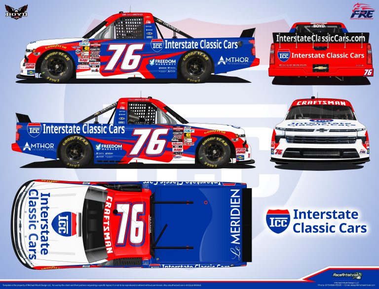 2026 #76 Freedom Racing Enterprises Paint Schemes - Jayski's NASCAR ...