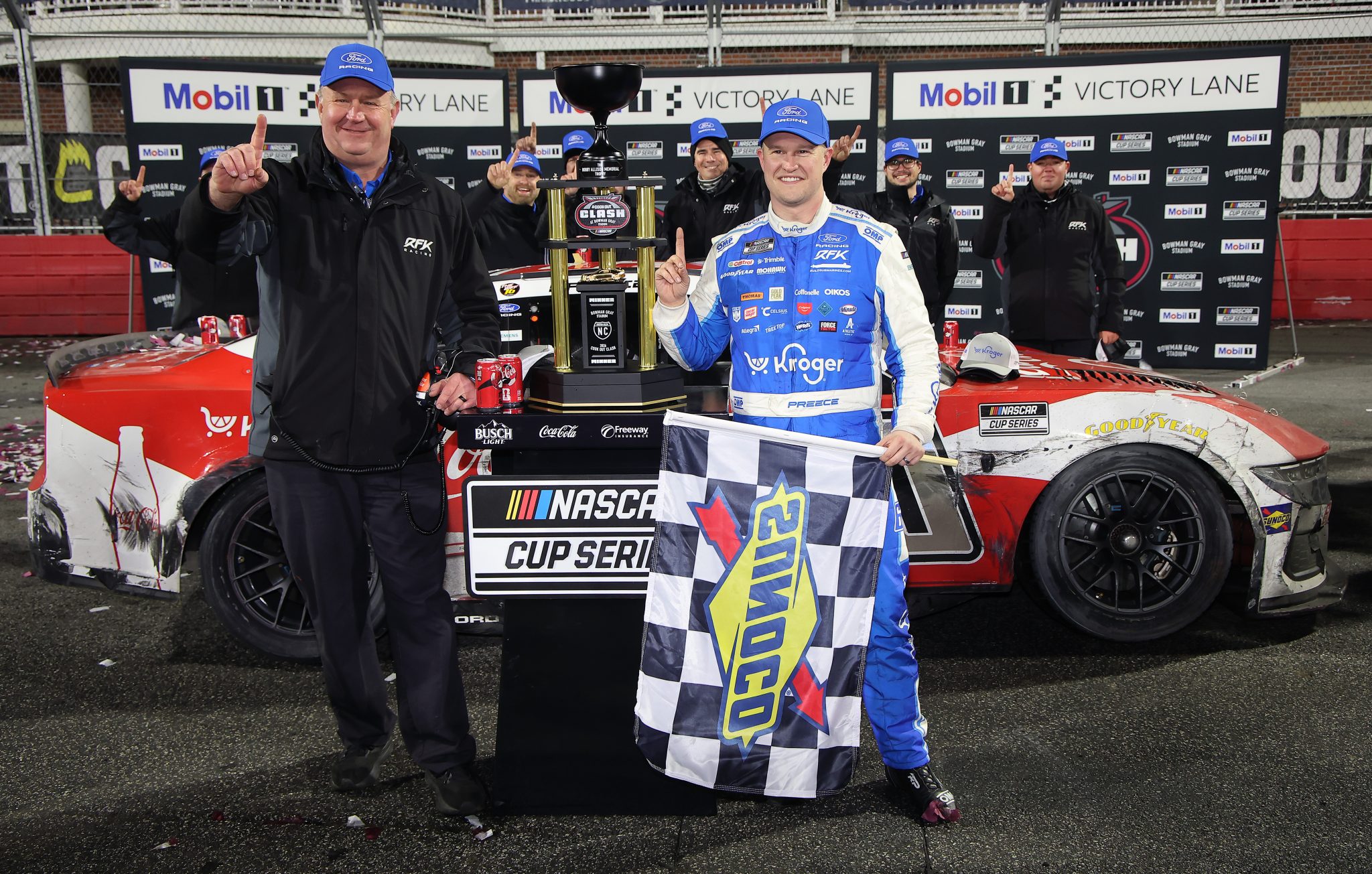 Ryan Preece overcomes weather and 18th-place starting spot to win Cook ...