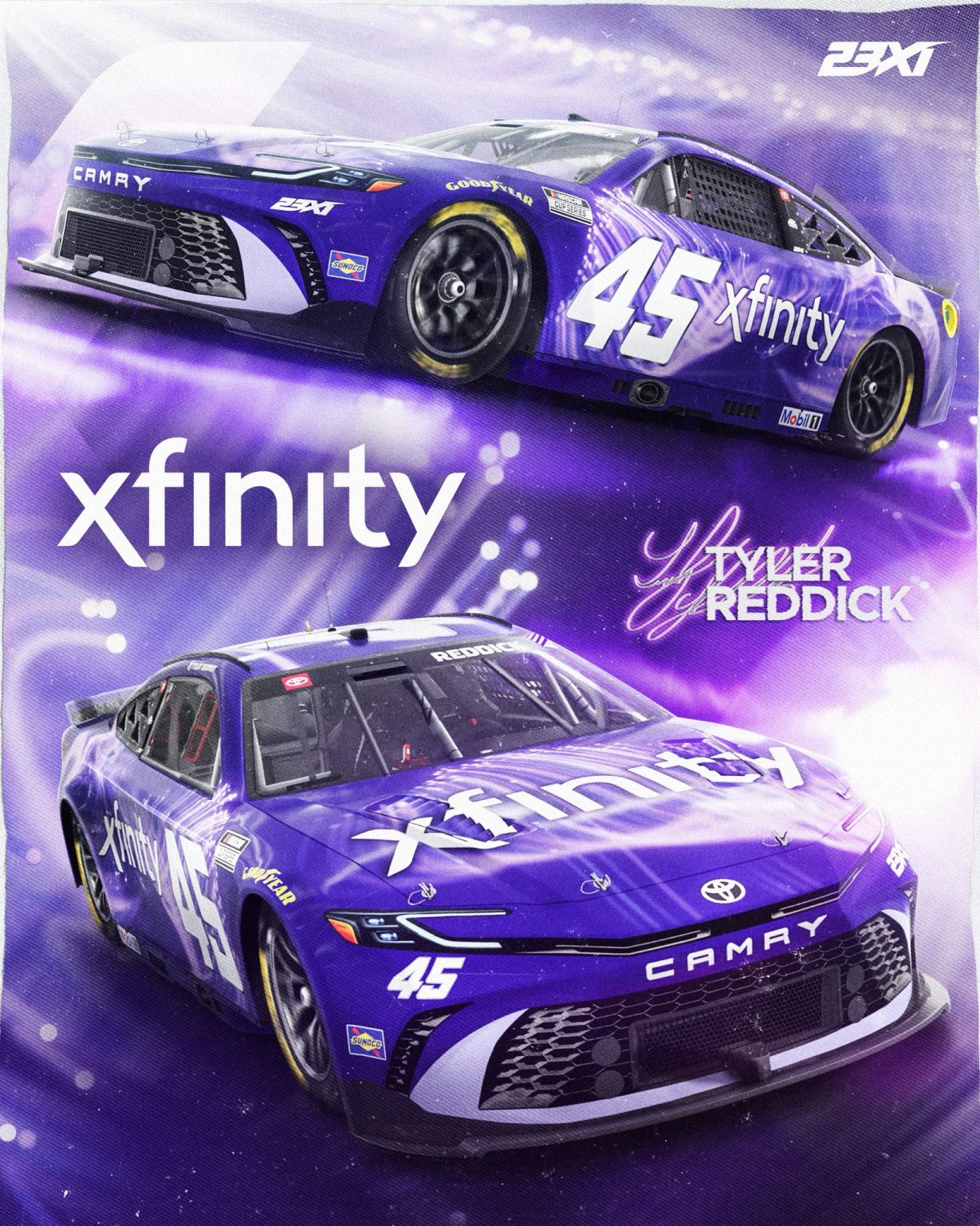 2026 23XI Racing Paint Schemes - Tyler Reddick | Jayski