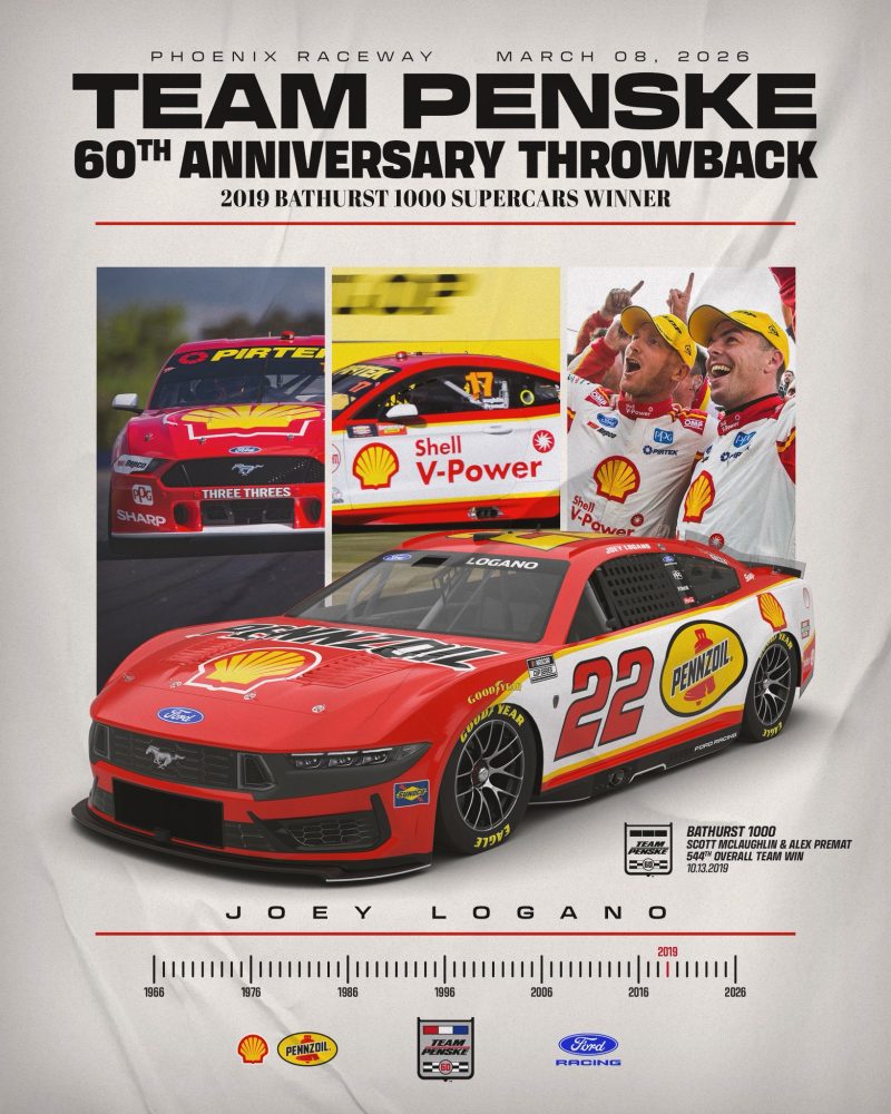 2026 Team Penske Paint Schemes - Joey Logano | Jayski