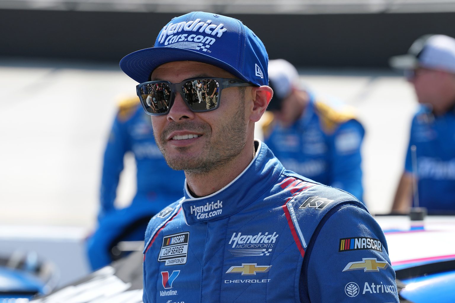 Kyle Larson leads most laps at Bristol, ties best finish in 2026 ...