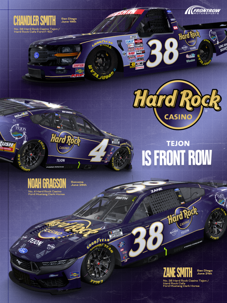 Hard Rock Casino Tejon to sponsor Front Row Motorsports in Cup and ...