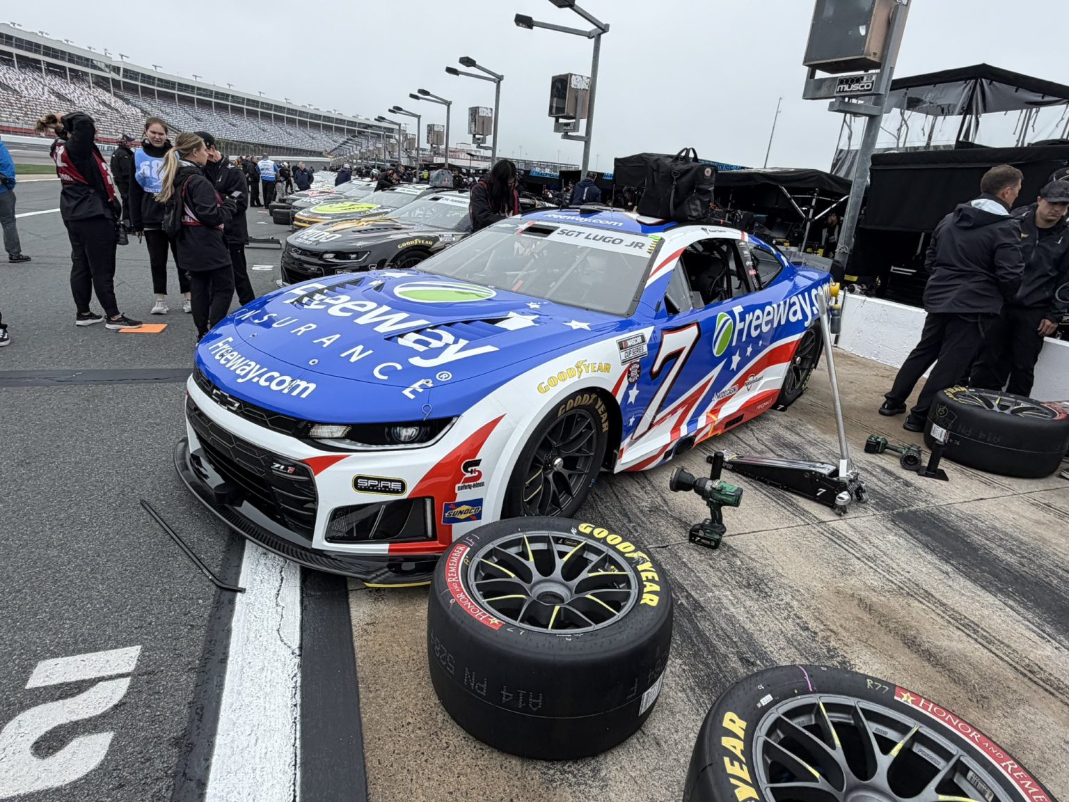 2026 NASCAR Cup Series #7 Spire Motorsports paint schemes - Jayski's ...