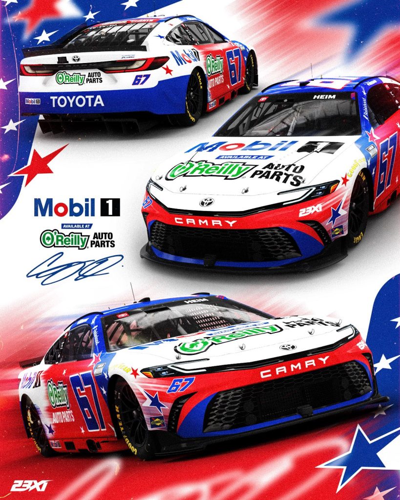 2026 NASCAR Cup Series #67 23XI Racing paint schemes - Jayski's NASCAR ...